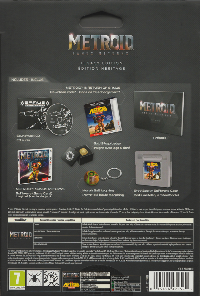 Nintendo Switch - Metroid Dread Special Edition / Steelbook (2021) | Hi ...