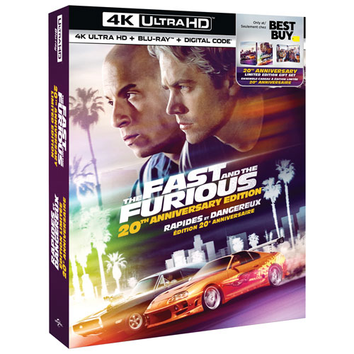The Fast and the Furious - 20th Anniversary (4K+2D Blu-ray SteelBook ...