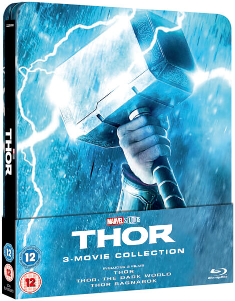 Thor - 3 Film Collection (Blu-ray SteelBook) (Zavvi Exclusive) [UK ...