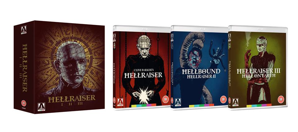 Horror-Arrow-Limited Ed - Hellraiser: The Scarlet Box (Hellraiser 1, 2 ...