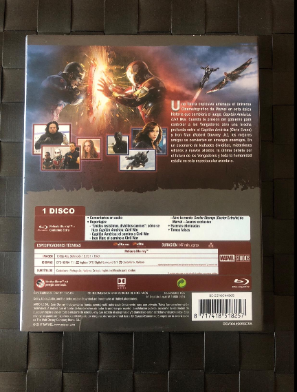 Slipcover - Marvel Cinematic Universe - Phase 1 - 3 Slipcovers [Spain ...