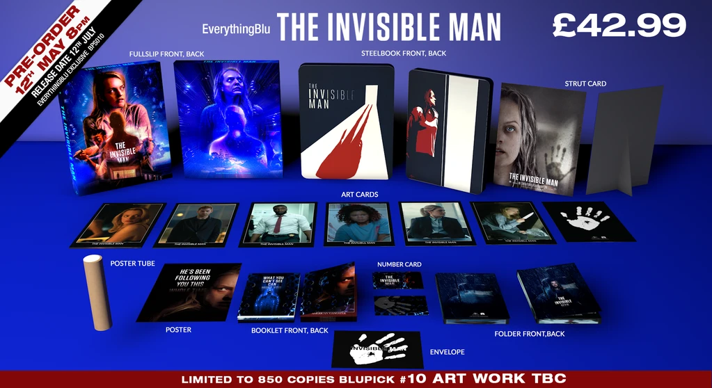 The Invisible Man (4K+2D Blu-ray SteelBook) (EverythingBlu - BluPick ...