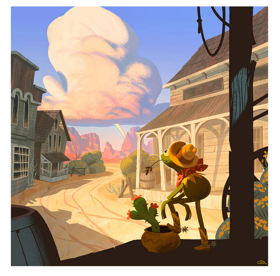 Bottleneck Gallery - COWBOY KERMIT by Glen Brogan | Hi-Def Ninja - Pop ...