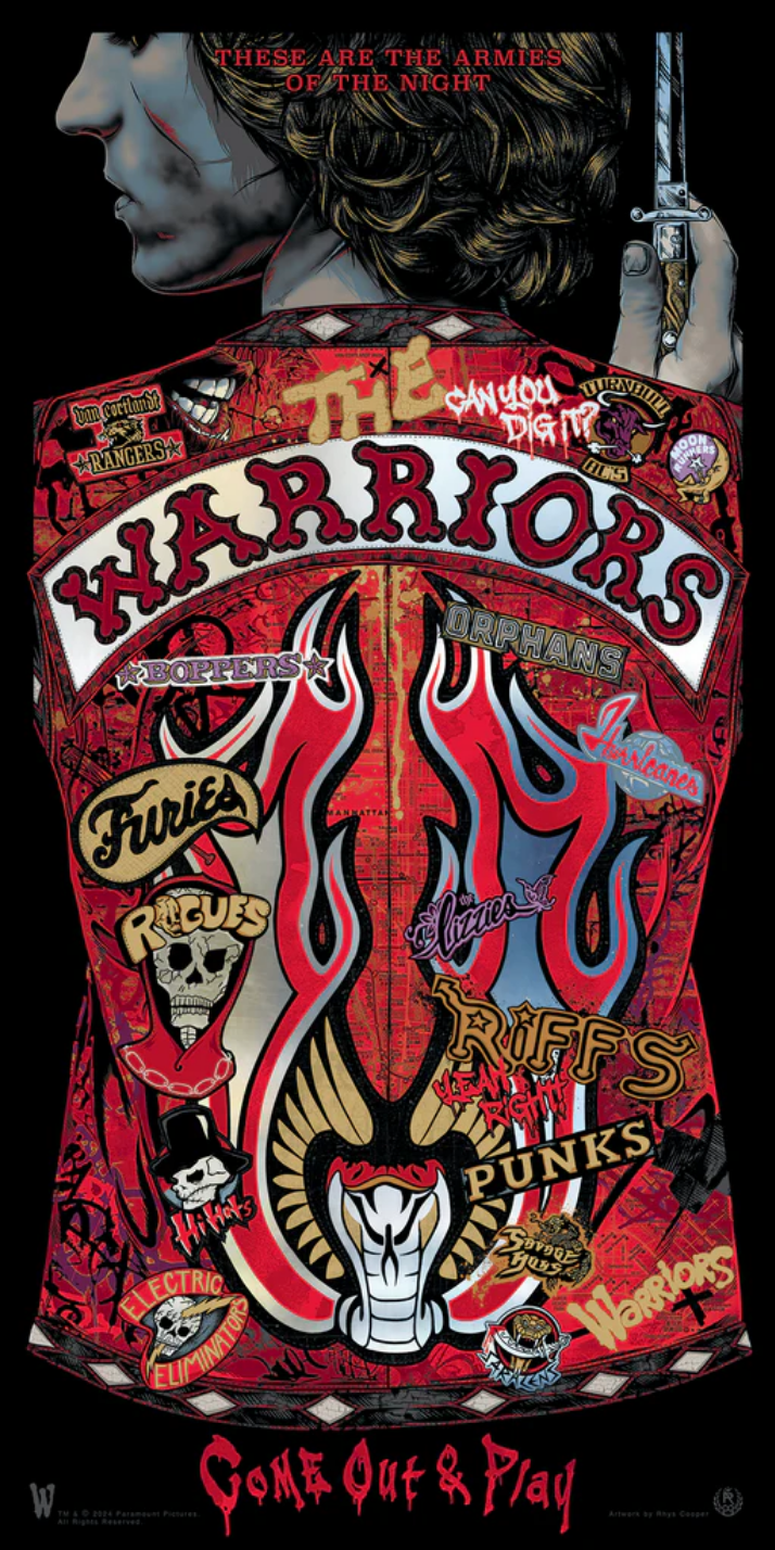 Bottleneck Gallery - THE WARRIORS by Rhys Cooper | Hi-Def Ninja - Pop ...