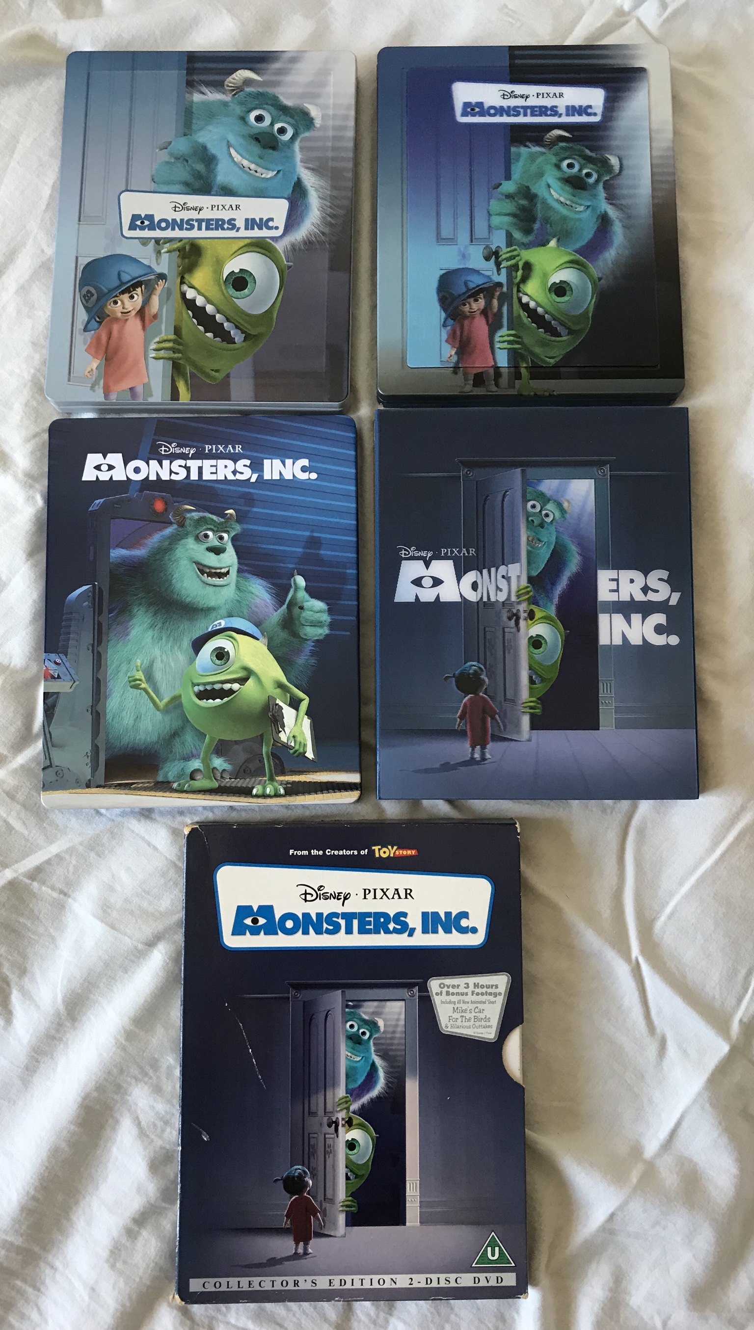 Monsters, Inc. (3D+2D Blu-ray SteelBook) (Kimchidvd Exclusive #3 ...