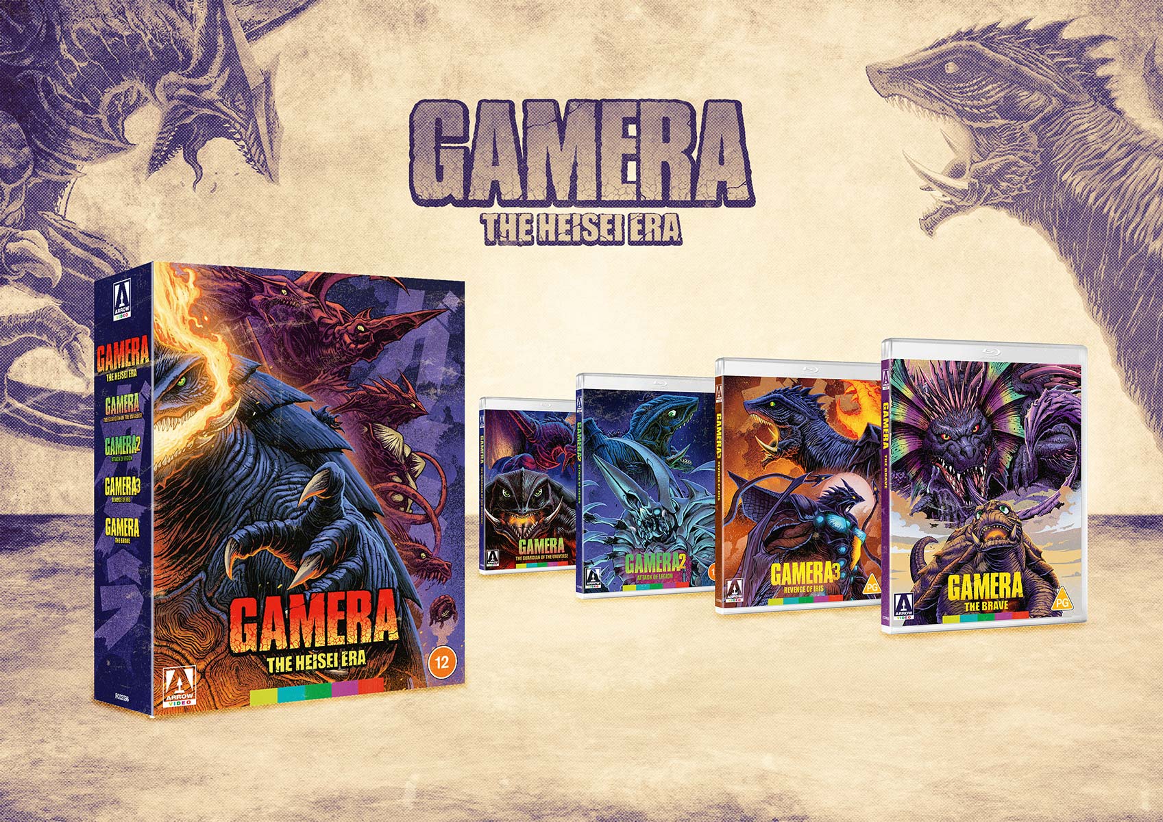Gamera - The Heisei Era (Blu-ray) (Arrow Video) [UK] | Hi-Def Ninja ...