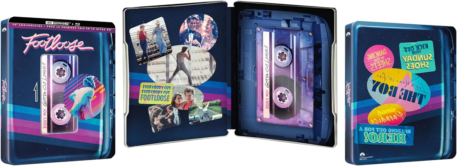 Footloose (1984) - 40th Anniversary (4K+2D Blu-ray SteelBook) [France ...
