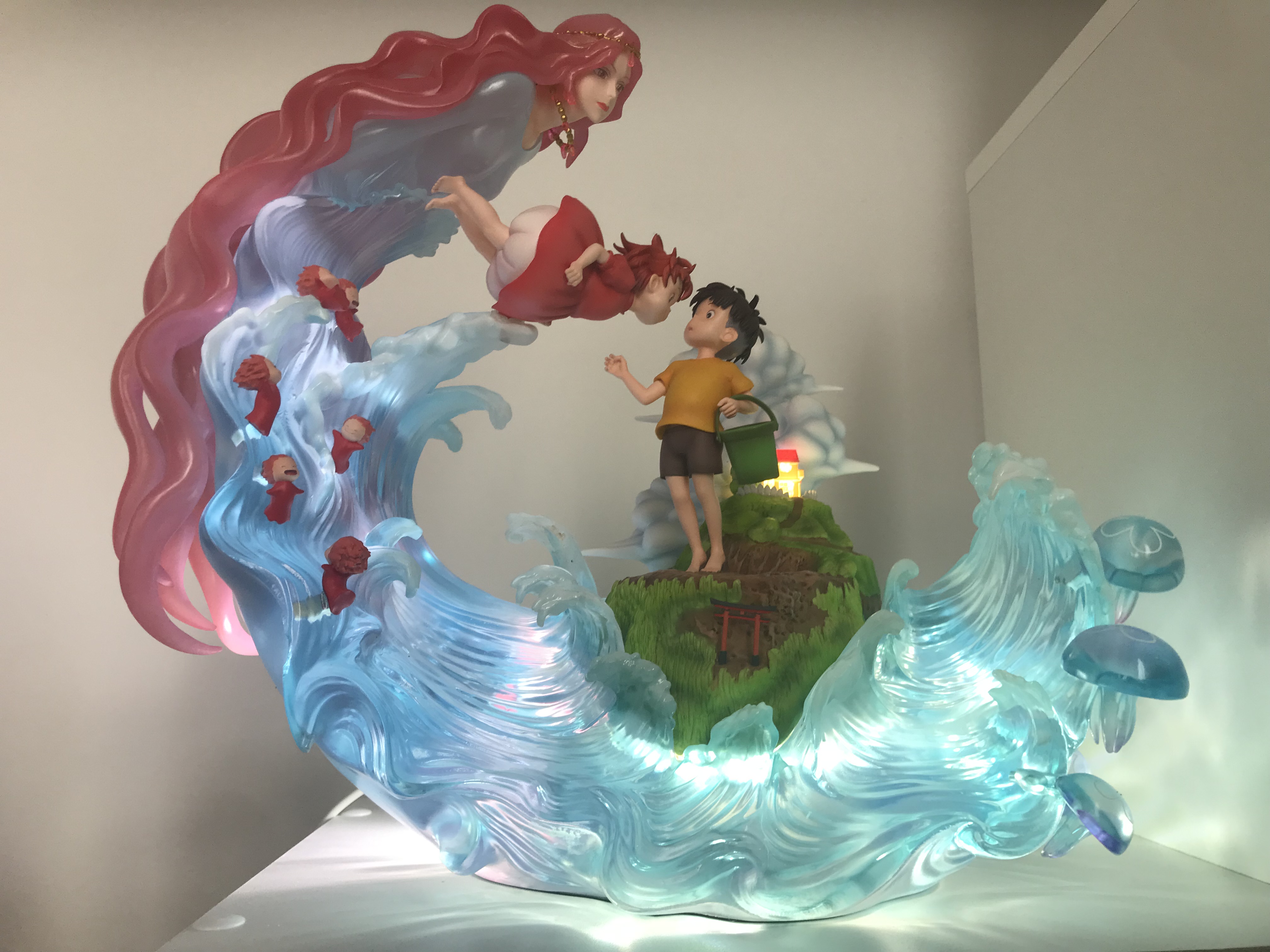 Ponyo & Sosuke (Ponyo) - (Resin Statue) [Emoji Studio] | Hi-Def Ninja ...