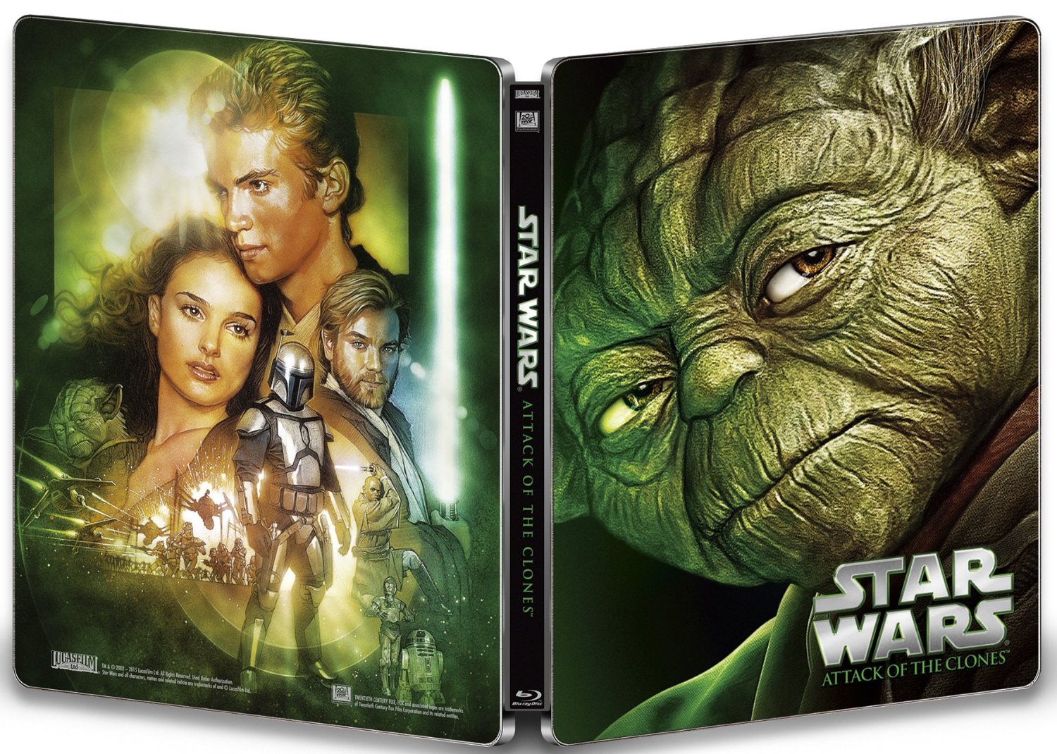 Star Wars Episode II: Attack of the Clones (Blu-ray SteelBook) [Japan ...