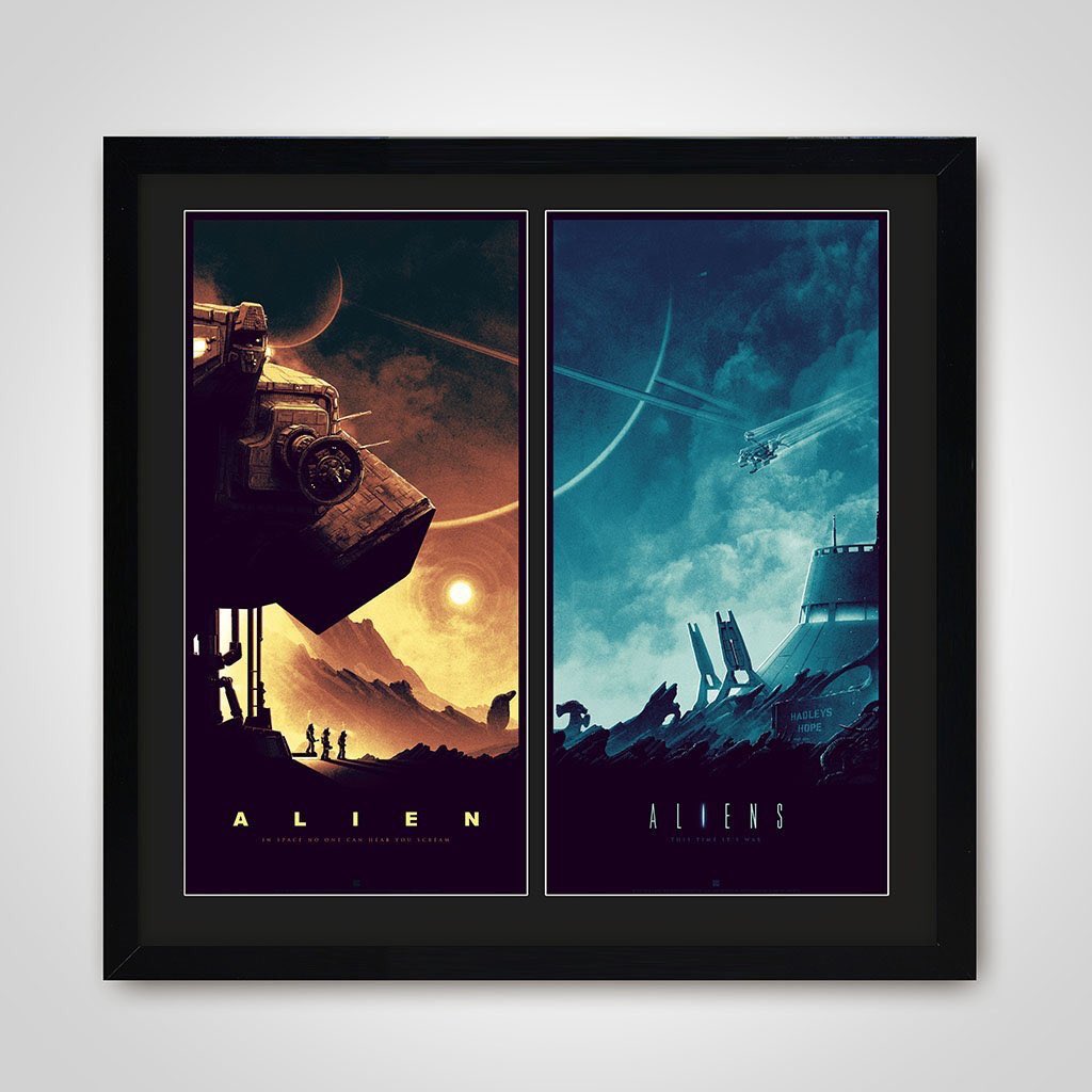 Bottleneck Gallery - Alien/Aliens Diptych by Matt Ferguson | Hi-Def ...