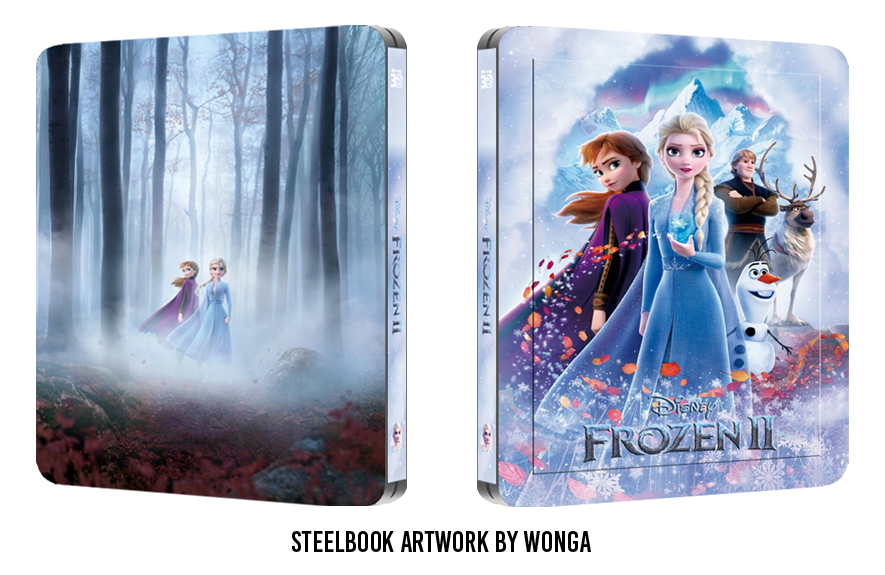 Frozen II (4K+2D and 3D+2D Blu-ray SteelBooks) (Zavvi Exclusive) [UK ...