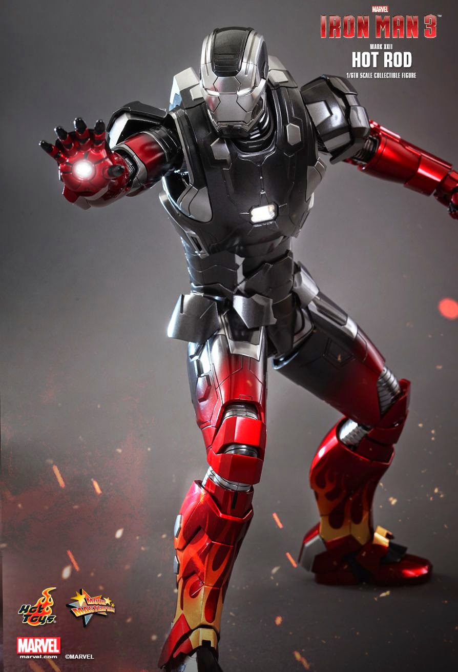 Iron Man Mark XXII Hot Rod - 1/6 Scale Figure (Iron Man 3) [Hot Toys ...