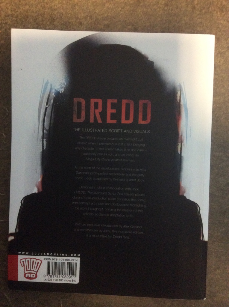 DREDD: The Illustrated Movie Script and Visuals (Alex Garland) | Hi-Def ...