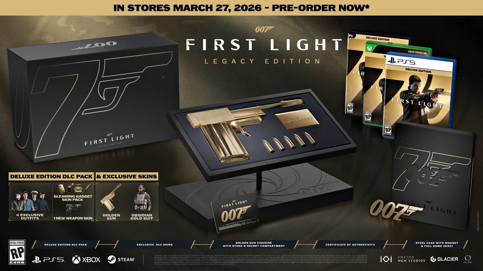 Multi - 007: First Light Steelbook | Hi-Def Ninja - Pop Culture - Movie ...