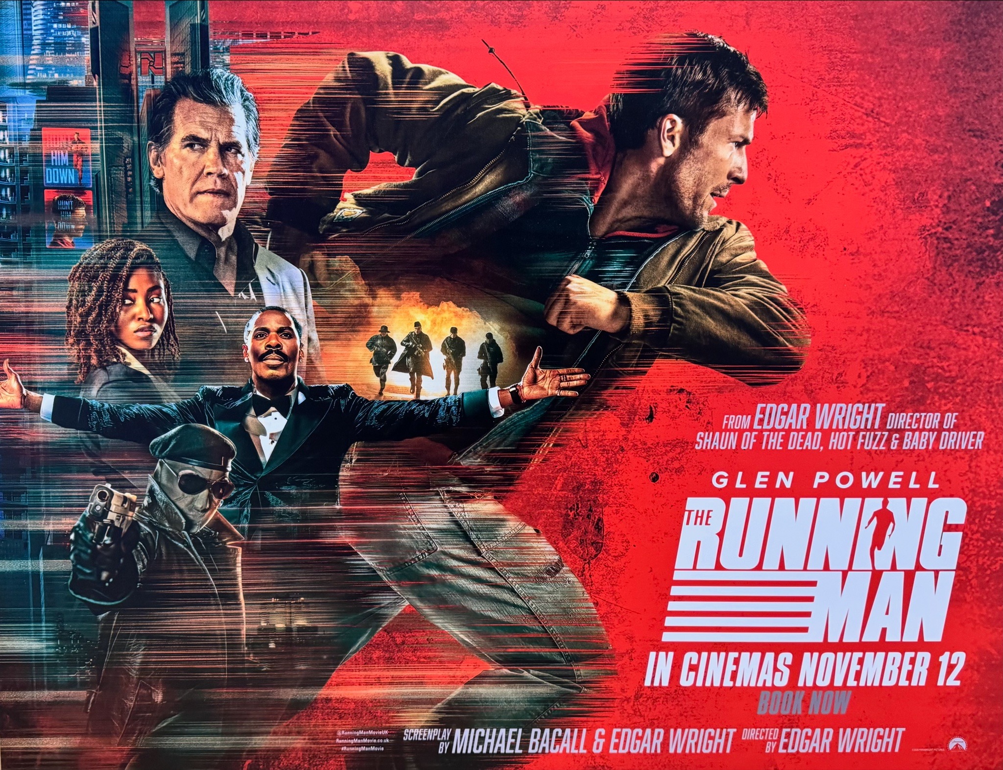 The Running Man (Remake) - In theaters November 14, 2025 | Hi-Def Ninja ...