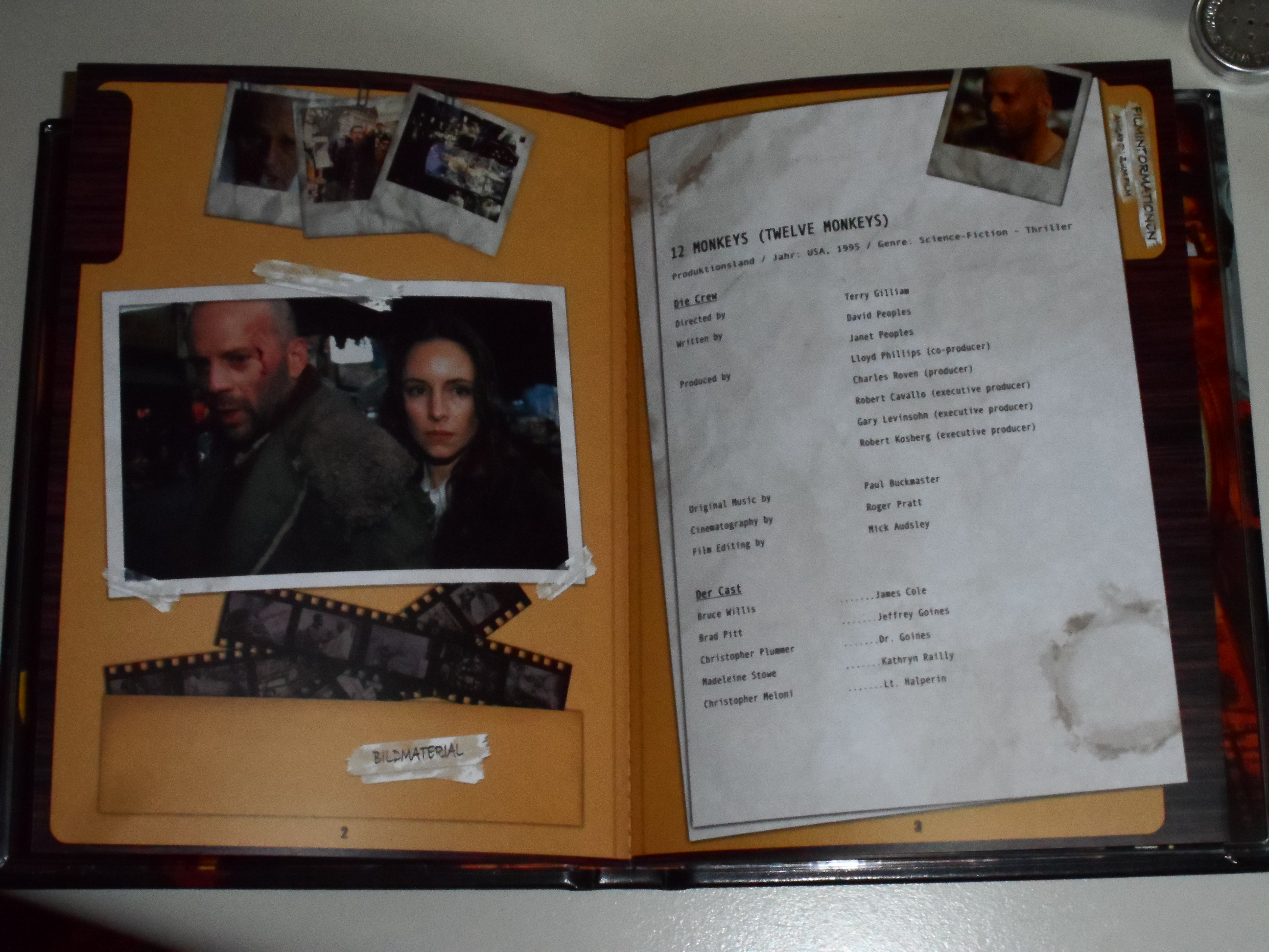 Mediabook - 12 Monkeys (Blu-ray Mediabook) [Germany] | Hi-Def Ninja ...
