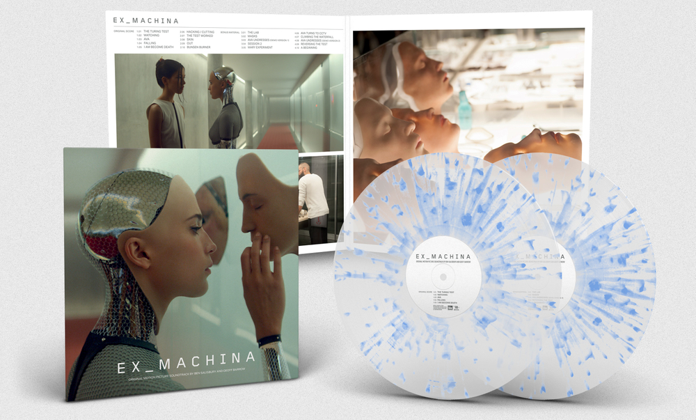 Invada - Ex Machina - OST (Limited Edition Clear & Blue Vinyl) | Hi-Def ...
