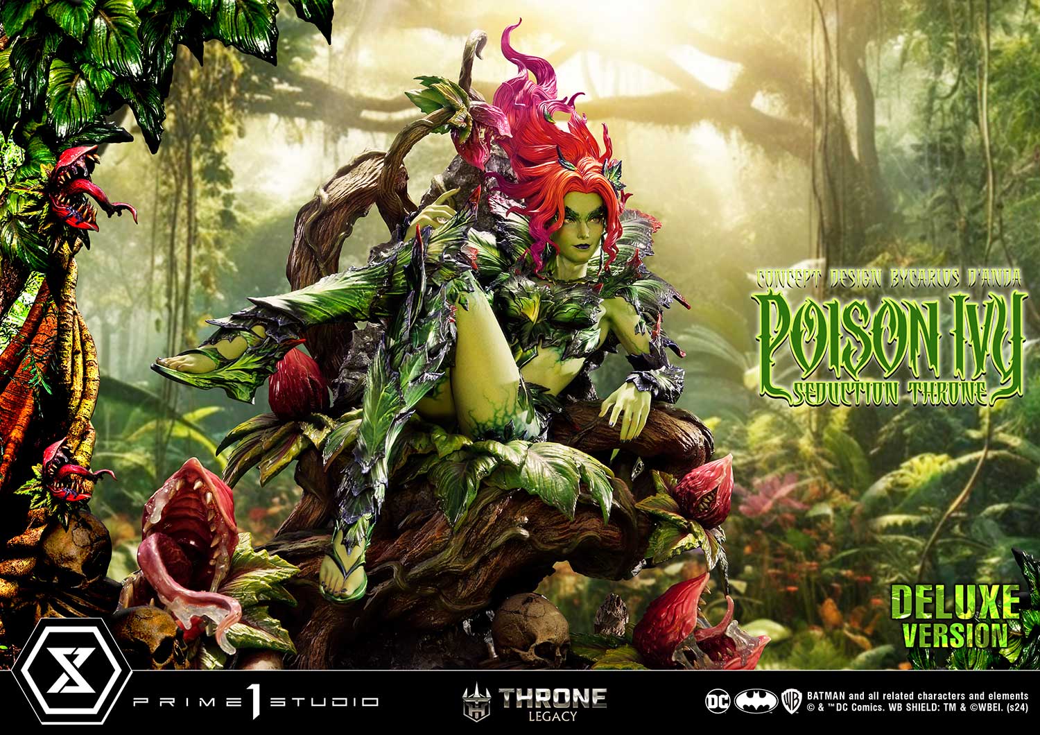 Prime 1 - Poison Ivy: Seduction Throne (Carlos D'Anda) - (1/4 Scale ...