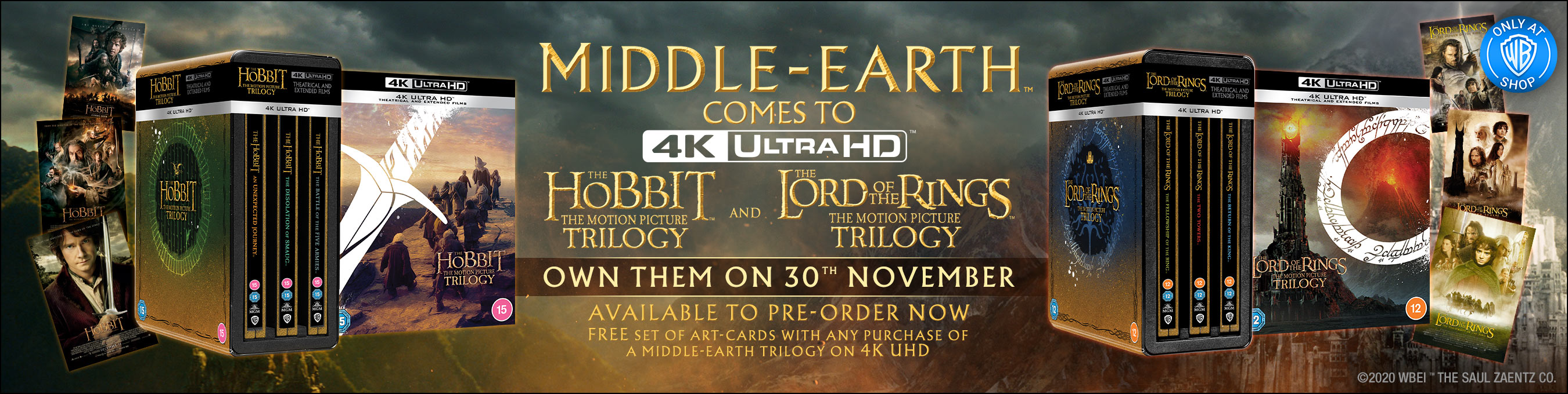 The Lord Of The Rings Trilogy (4K Blu-ray Box Set) [UK] | Hi-Def Ninja ...
