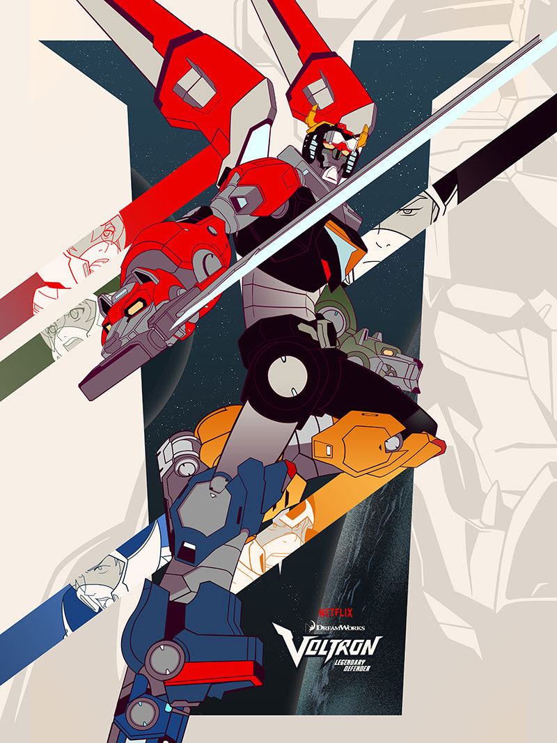Hero Complex Gallery - DreamWorks Netflix Art Showcase for VOLTRON ...