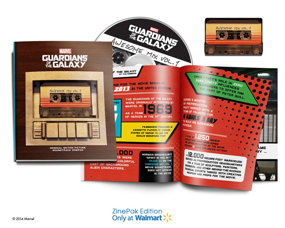 Guardians of the Galaxy Soundtrack (Walmart Exclusive ZinePak) [USA ...