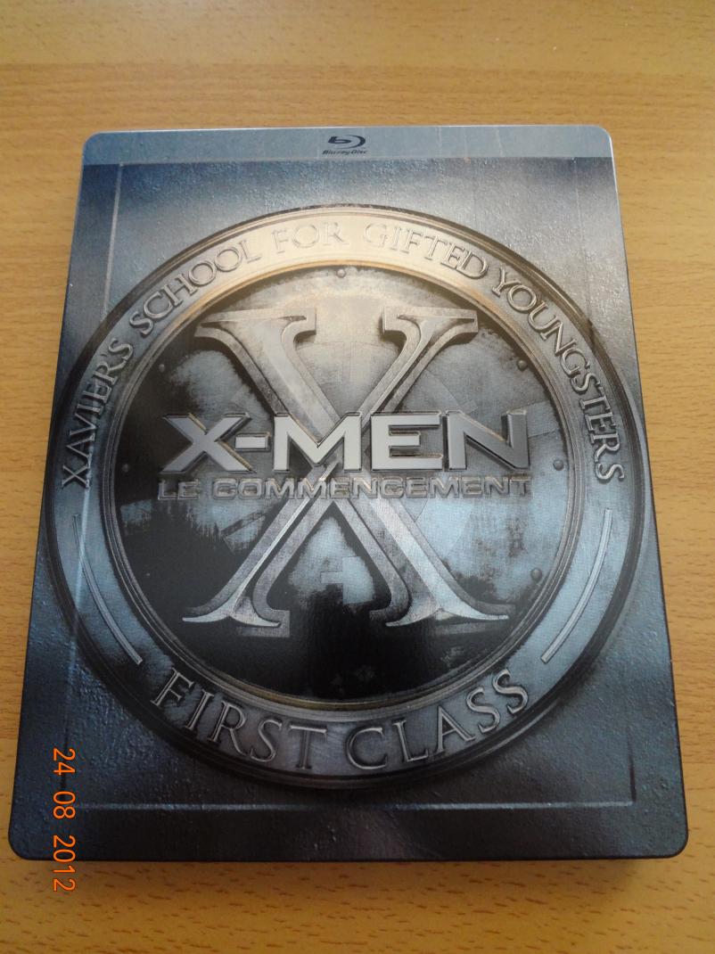 X Men First Class French Embossed Steelbook Front | Hi-Def Ninja - Pop ...