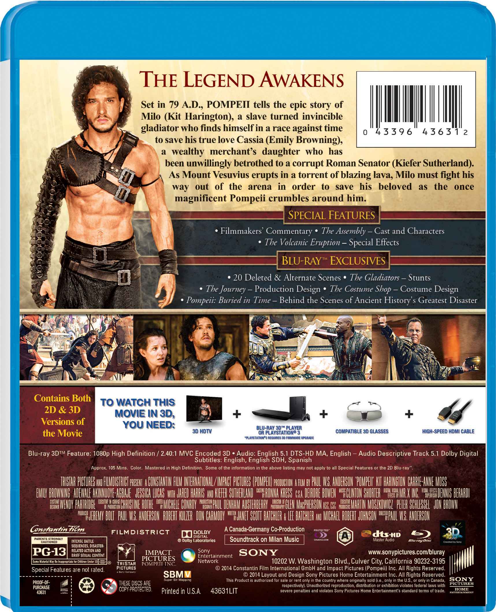 Pompeii Blu-ray Set For Late May | Hi-Def Ninja - Blu-ray SteelBooks ...