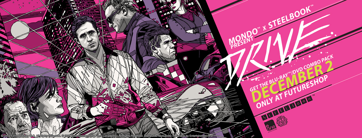 Drive Blu-ray Mondo SteelBook Announced | Hi-Def Ninja - Blu-ray ...