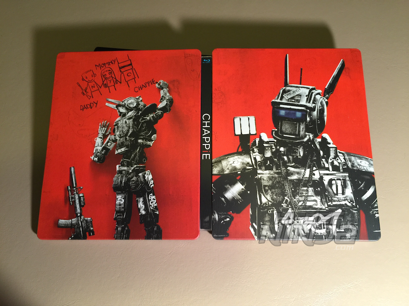 In-hand CHAPPiE Blu-ray SteelBook images | Hi-Def Ninja - Blu-ray ...