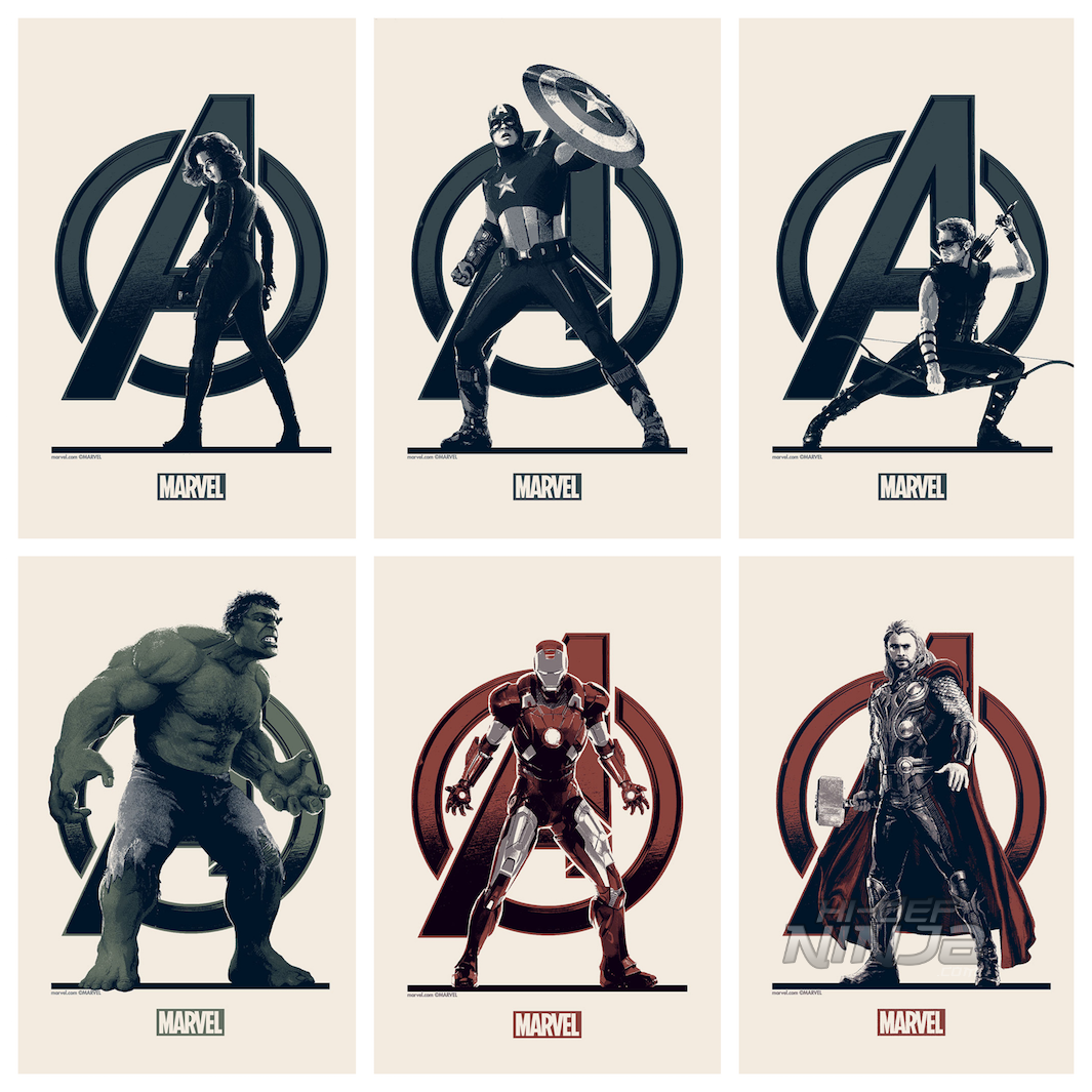 Grey Matter Art is releasing a screen print of Marvel's THE AVENGERS ...