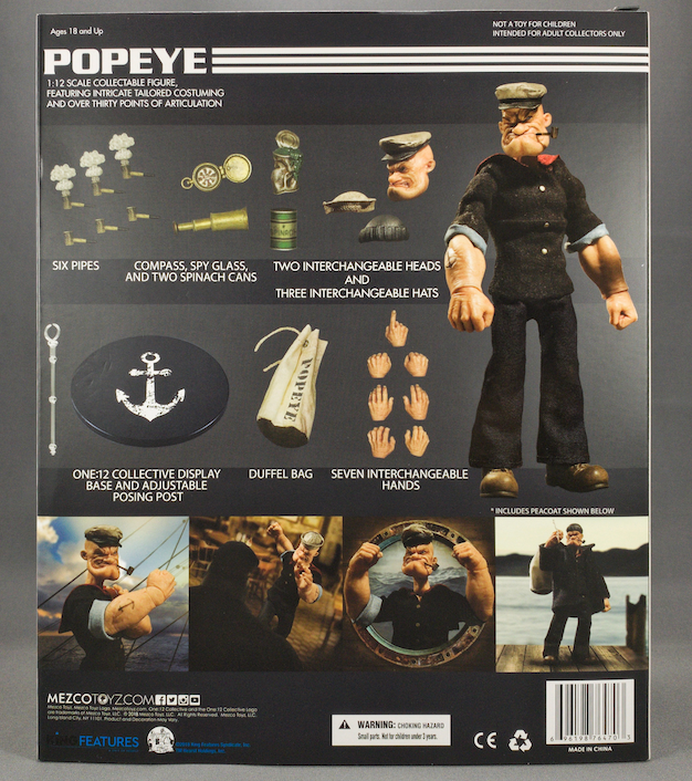 A review of Mezco's Popeye figure from their One:12 Collective! | Hi ...