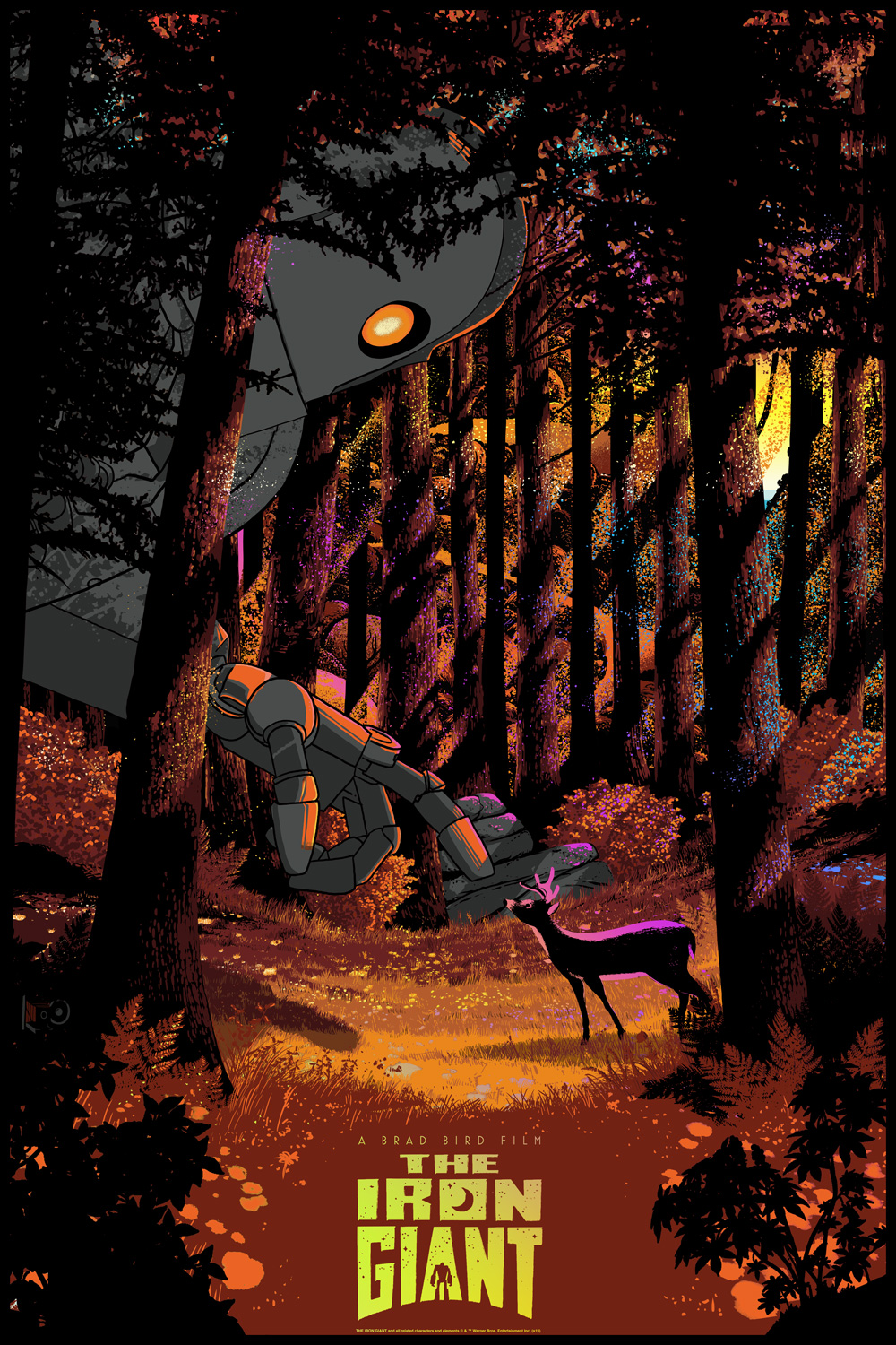 Raid71's New Screen Print of THE IRON GIANT from Grey Matter Art is ...